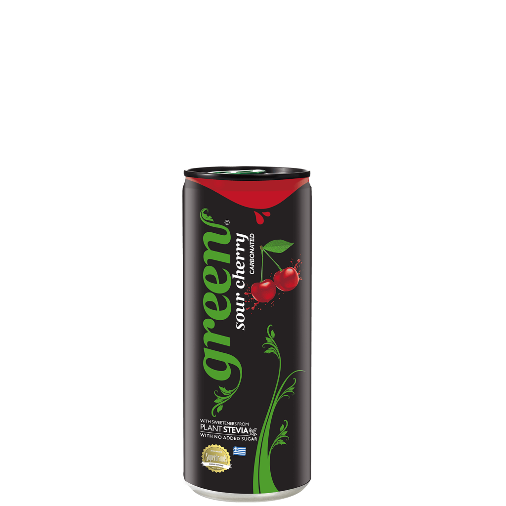 Green Cherry – Multi Pack – (6x330ml cans) – Green Cola Worldwide